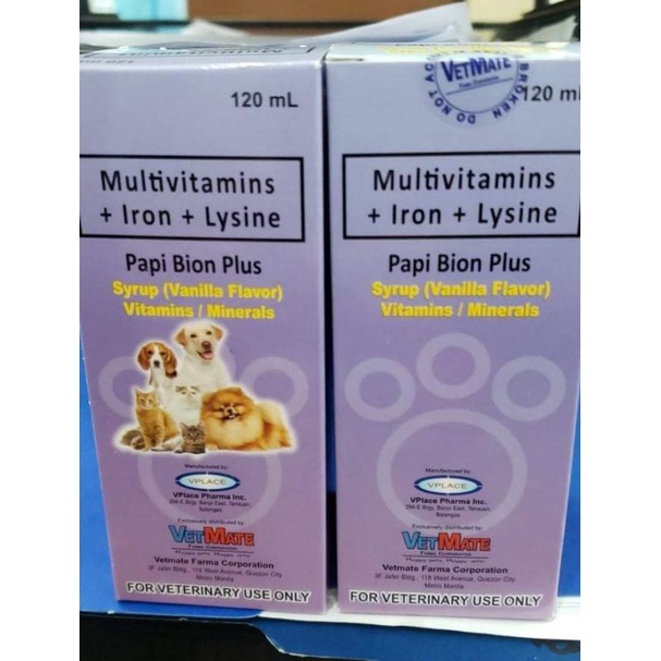 Papi Bion Plus 120ml (Papi iron) | Shopee Philippines