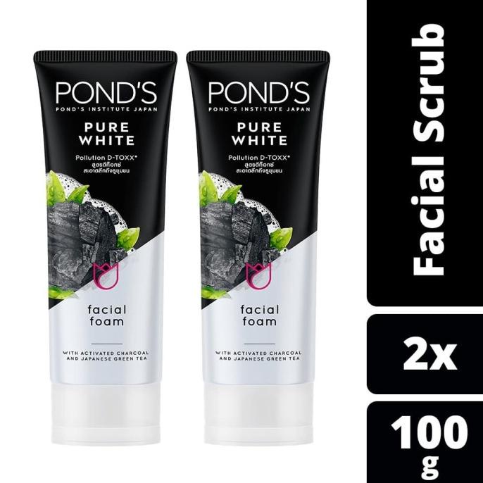 Ponds Pure White Facial Foam 100G Twin Pack | Shopee Philippines