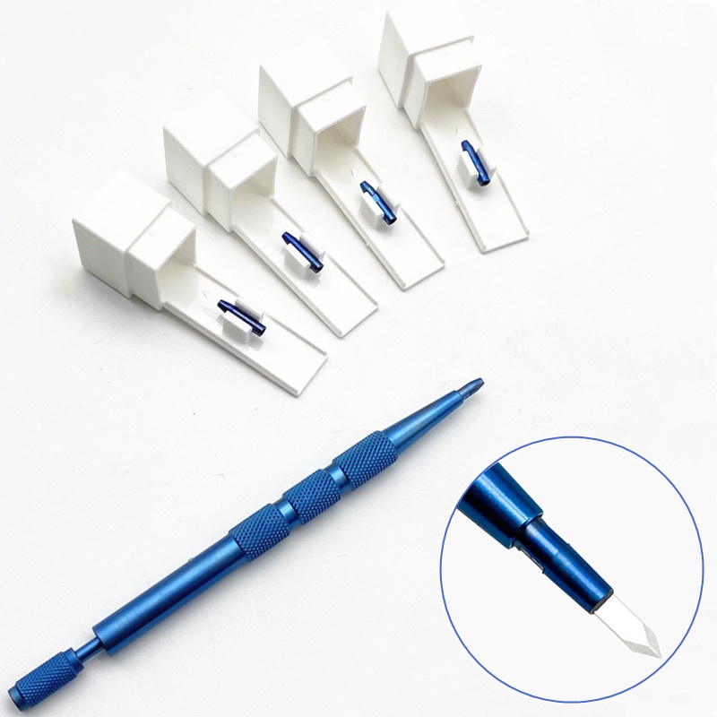 1Set Hair Transplant Pen Hair Follicle Implanting Blade Sapphire ...