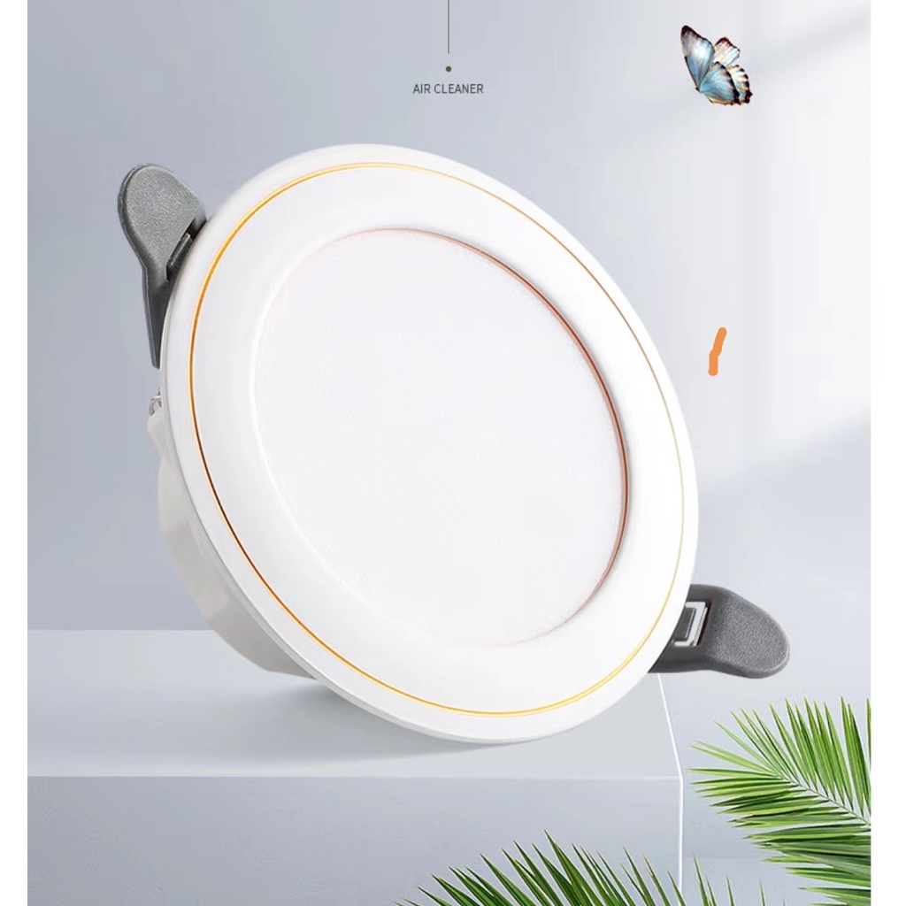 LED Tri Color Changing Pin Light Downlight 5W Embedded Ceiling Light ...