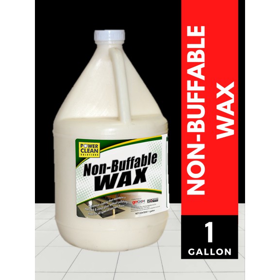 Concentrated Non-buffable Floor Wax Polish 1 GALLON Gloss Shine Non ...