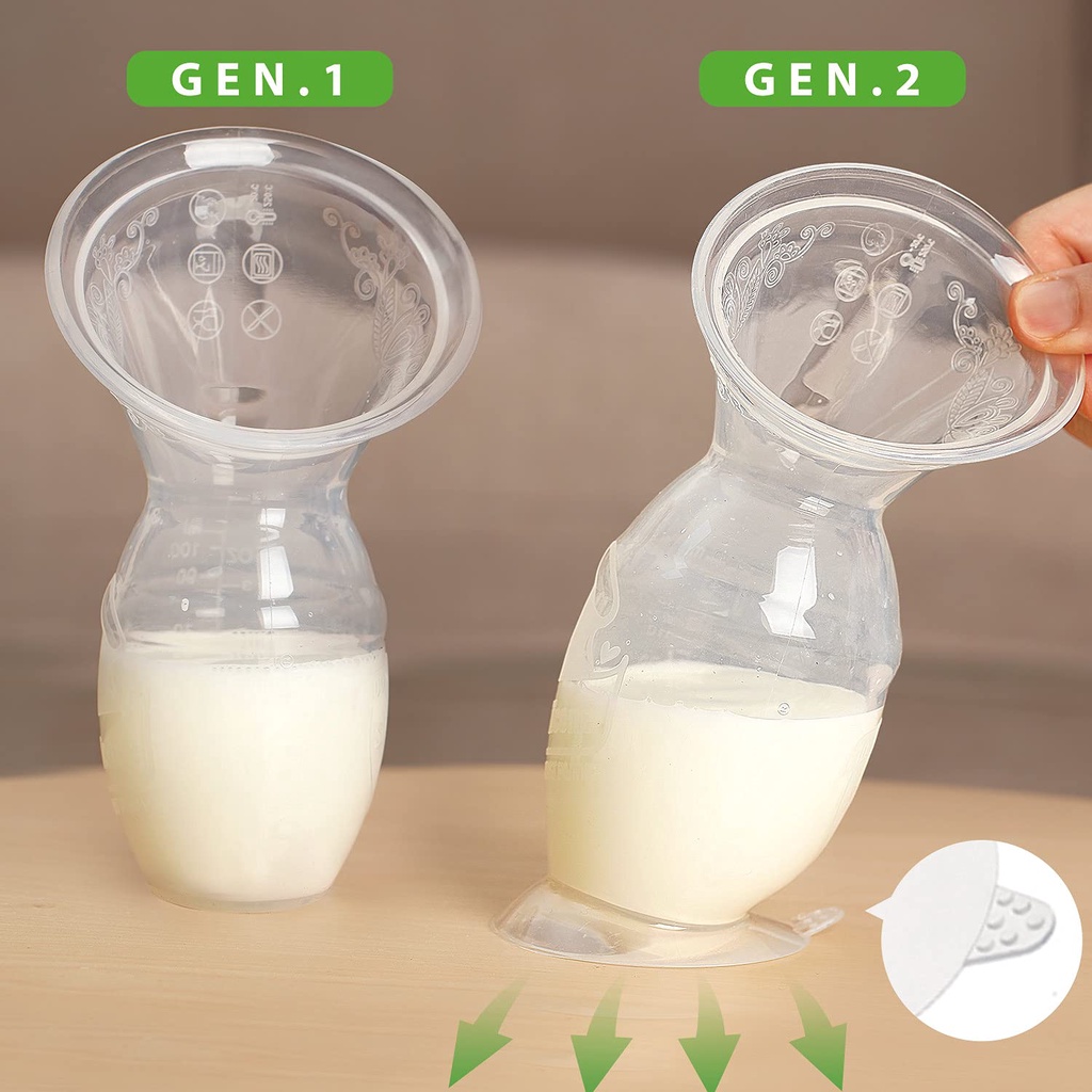 Haakaa GEN 2 Silicone Breast Pump / Milk Collector (100ml /150ml ...