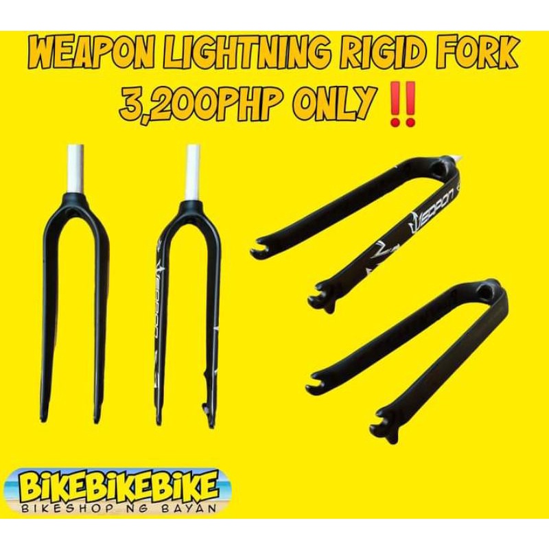 Weapon Lightning Rigid Fork | Shopee Philippines