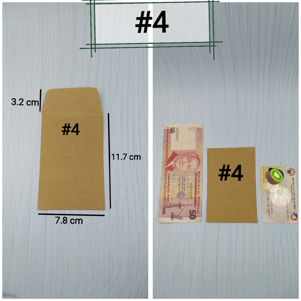 Kraft Paper Money Coin Envelopes for Mailing, Budget Ipon Challenge ...