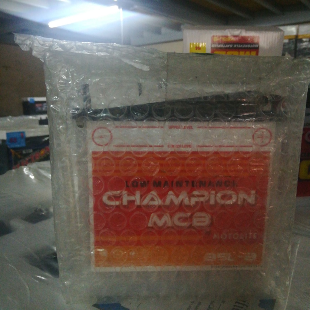 CHAMPION MCB YB5L LM (Low Maintenance) Motorcycle Battery | Shopee ...