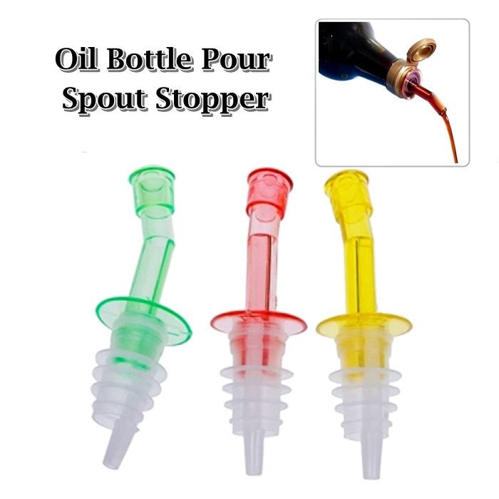 Oil Bottle Cover kicap Stopper Oil Bottle Pour Spot Stopper (3pcs ...