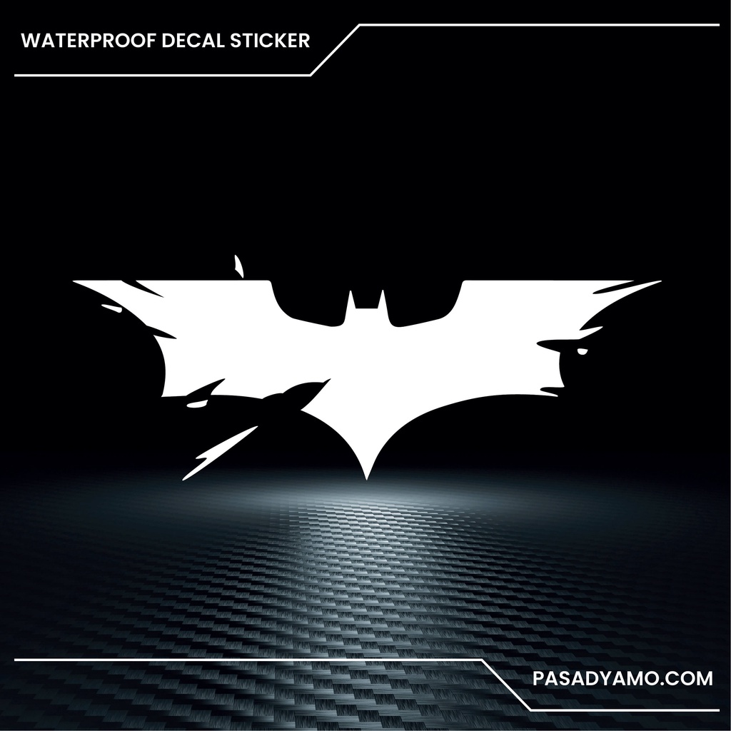 Batman Solid Silhouette Sticker for Cars Motorcycles Laptops ...