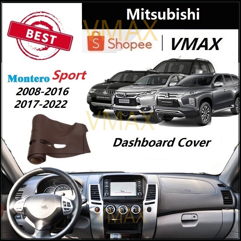 Mitsubishi Montero Sport Leather dashboard cover pad Sun Protection mat ...