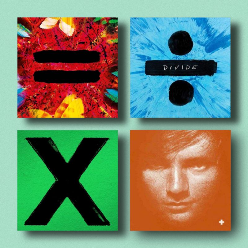 Ed Sheeran Inspired Vinyl (Album Cover on Sintra Board) Photo Tile Wall ...