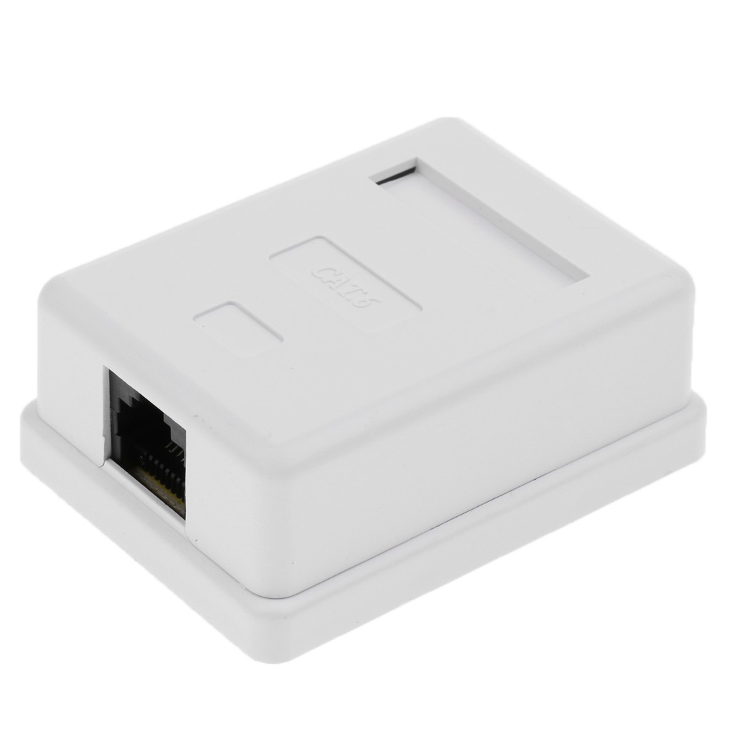 SHIWAKI 2x Mount Outlet Box RJ45 Face Plate & combo | Shopee Philippines