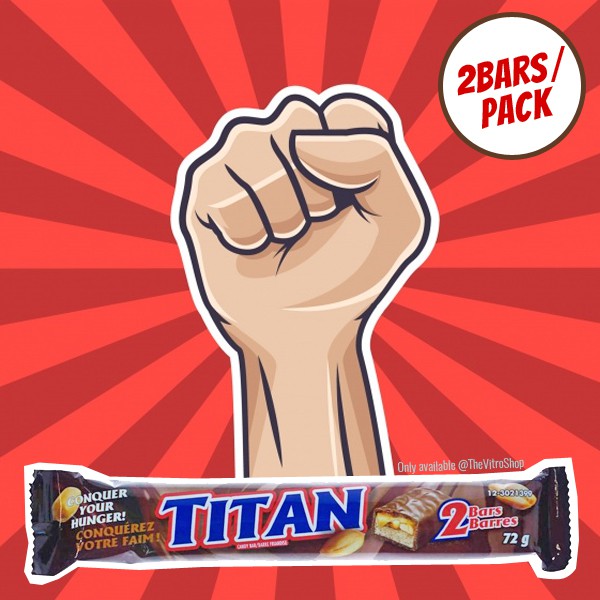 Titan Candy Bar (2Bars/Pack) 72g | Shopee Philippines