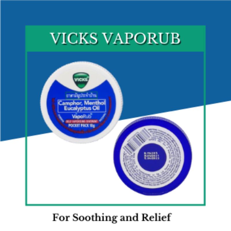 Vicks Vaporub 10g Cold Vaporizing Ointment | Shopee Philippines