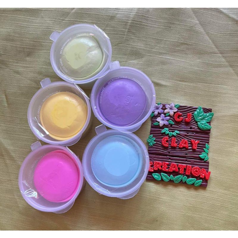 5 PACKS of FADC 25G PASTEL COLORS AIR DRY CLAY FLYNNTASTIC AIR DRY CLAY ...