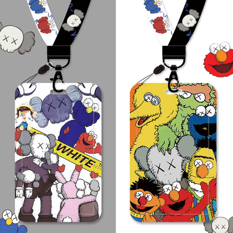 Sesame Street cartoon card case for student card set ID card protection ...
