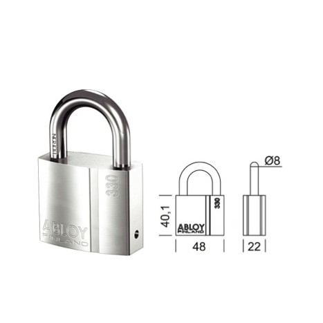 Abloy Padlock PL330/25 | Shopee Philippines