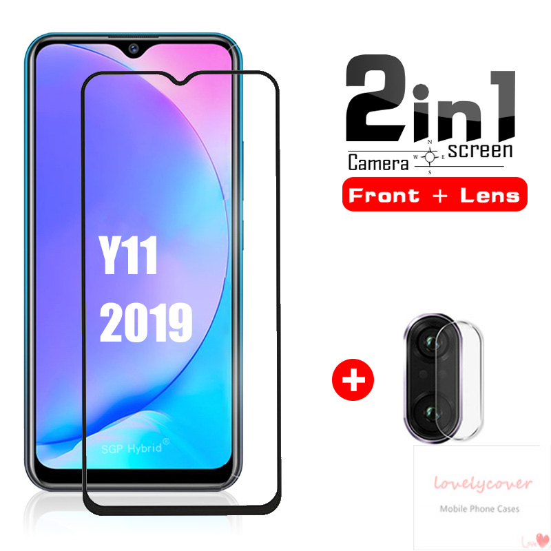 Tempered Glass for Camera & Screen Vivo Y20 Y30 Y12 Y50 Y20I Y30I Y17 ...