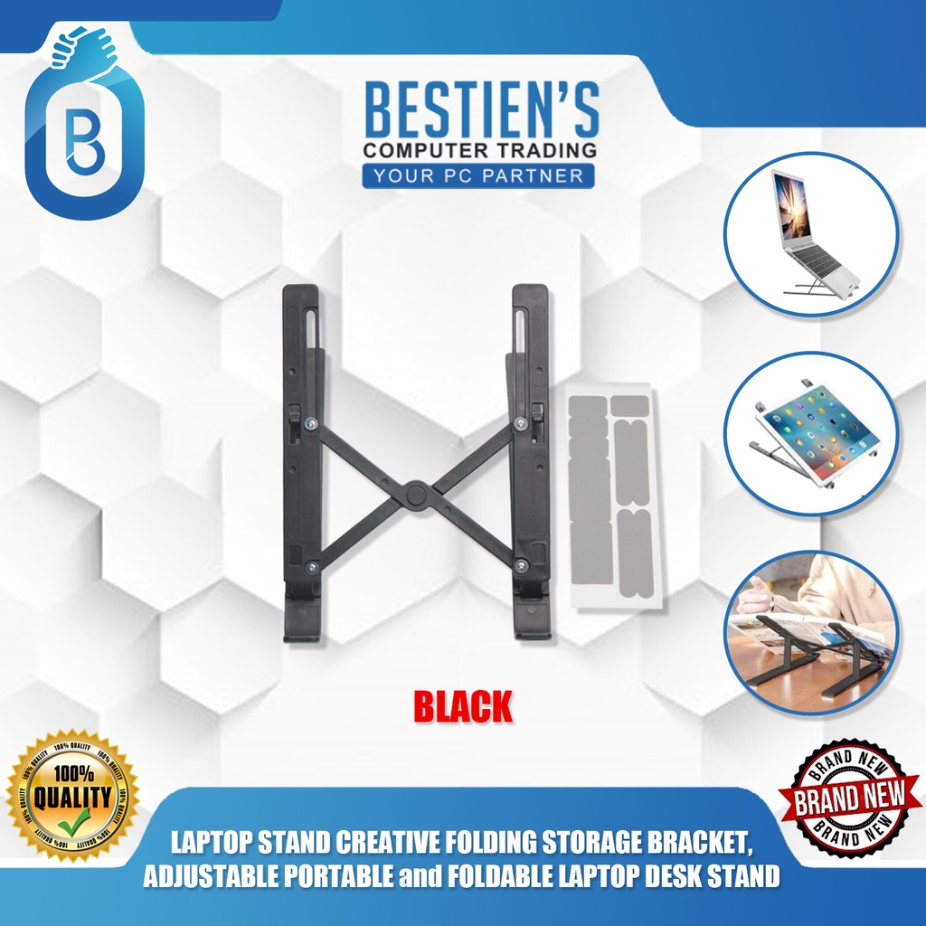 LAPTOP STAND CREATIVE FOLDING STORAGE BRACKET, ADJUSTABLE PORTABLE and ...