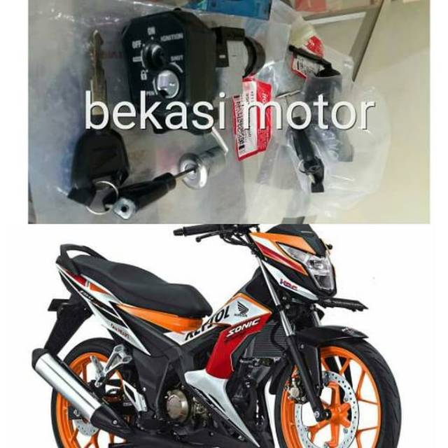 35010-K56-N00 key set lock honda sonic 150 sonic 150R ignition key ...