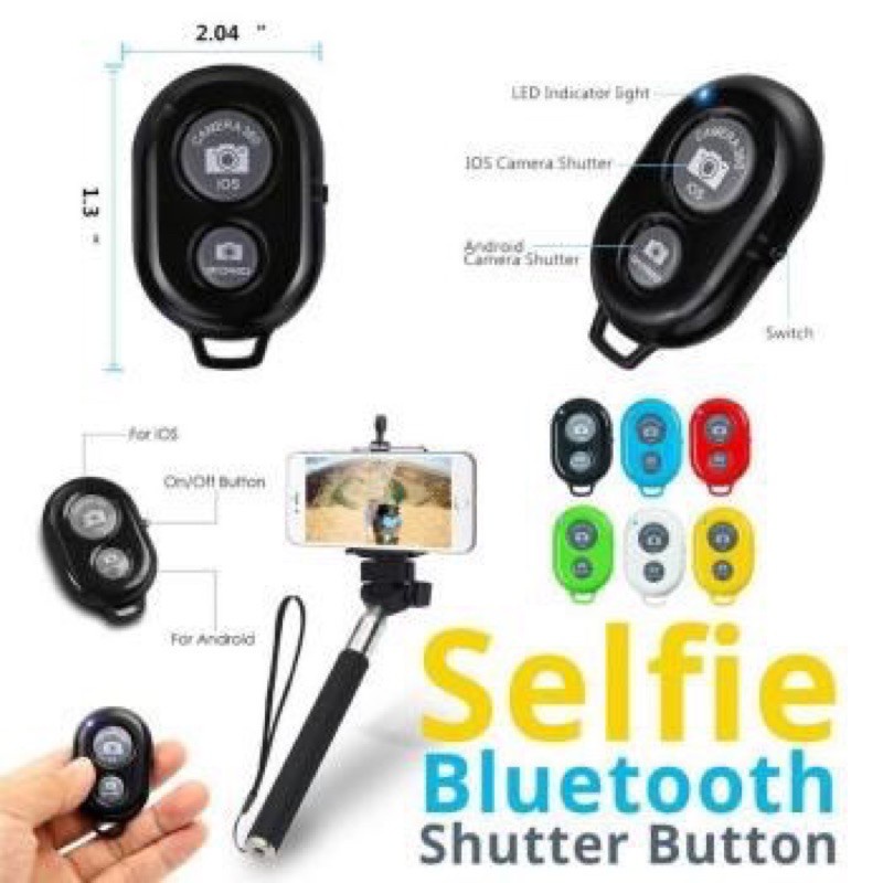 Bluetooth Remote shutter suitable for iOS/Android mobile phone camera ...