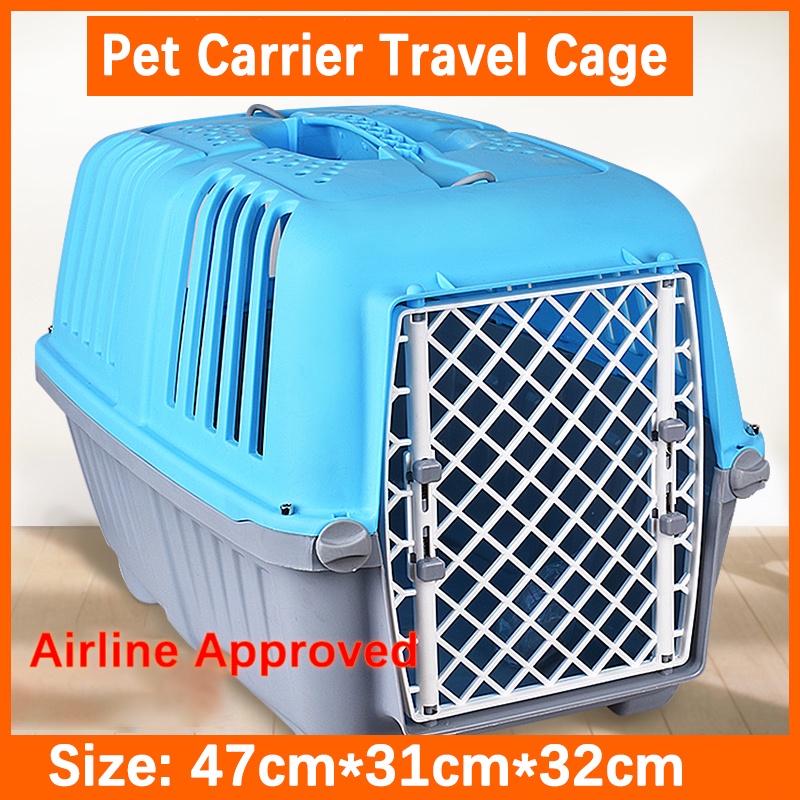 Pet Carrier Travel Cage Airline Approved Pet cages Cat Crates Air ...