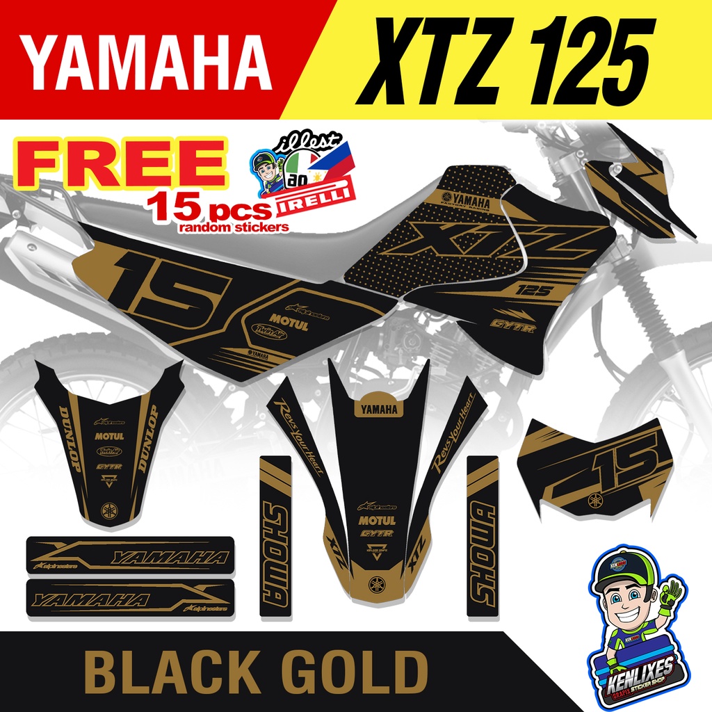 YAMAHA XTZ 125 Full Decals Sticker Body (Batch 1) | Shopee Philippines