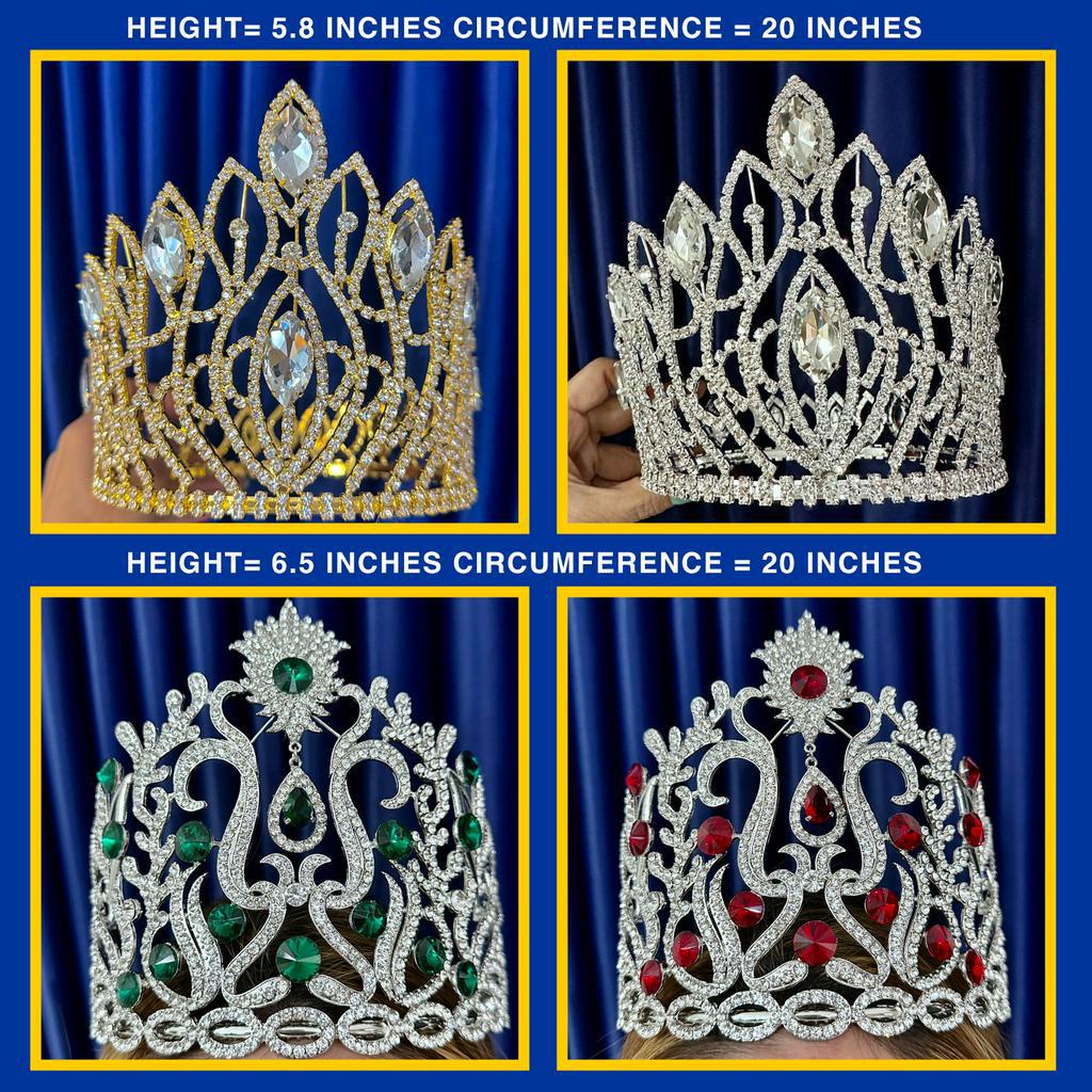 Sparkling Pageant Crown with Rhinestones – Perfect for Pageants ...