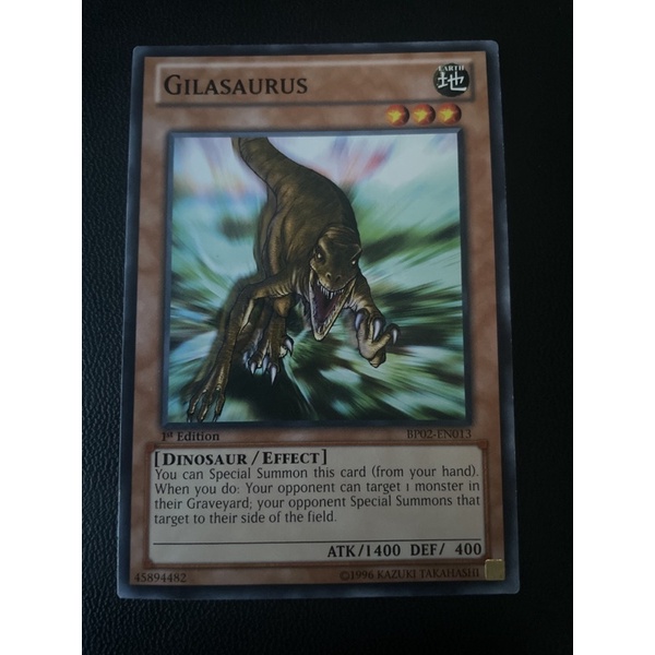 Yugioh - Gilasaurus (TCG) | Shopee Philippines