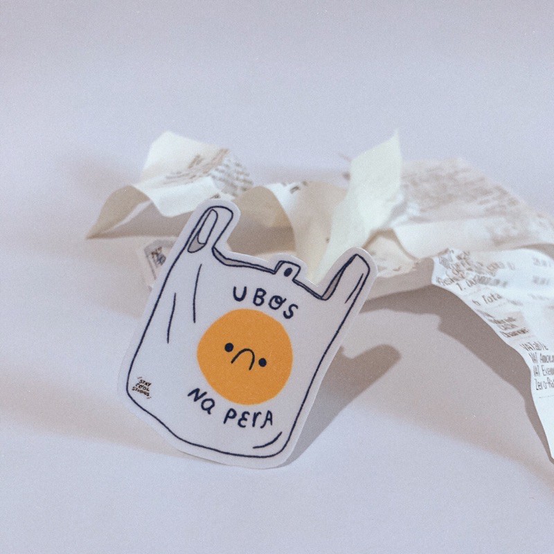 Ubos Na Pera Matte Laminated Waterproof Vinyl Sticker | Shopee Philippines