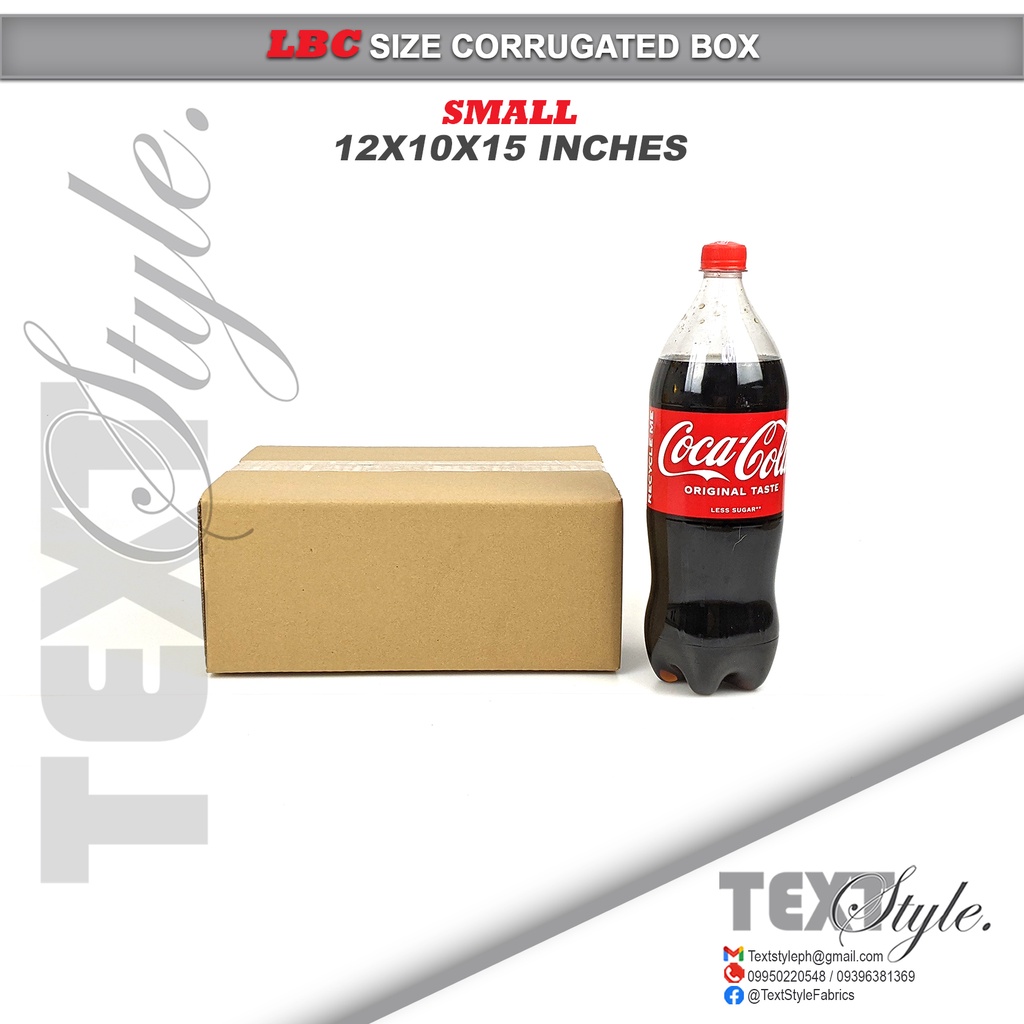 Textstyle LBC Express Sizes Corrugated Cargo Shipping Boxes Packaging ...