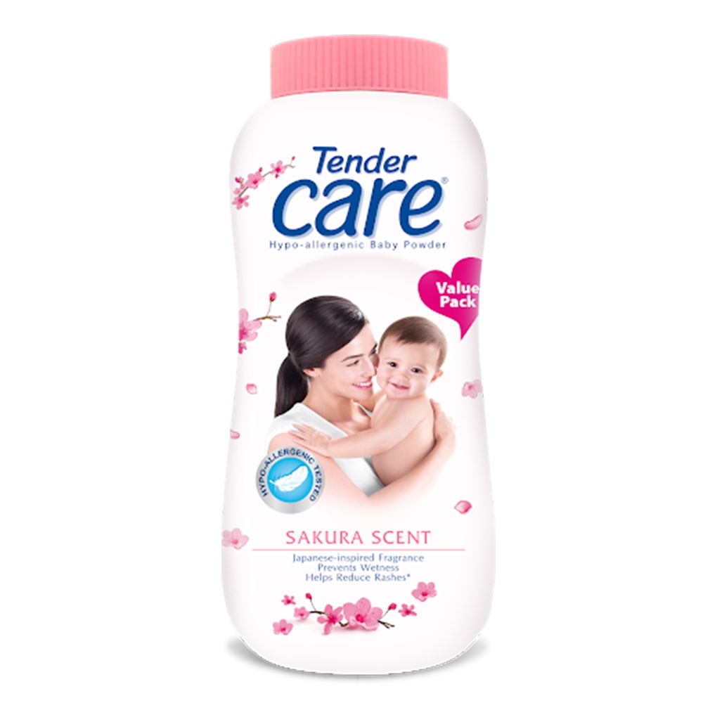 Tender Care Hypoallergenic Baby Powder Sakura 200g | Shopee Philippines