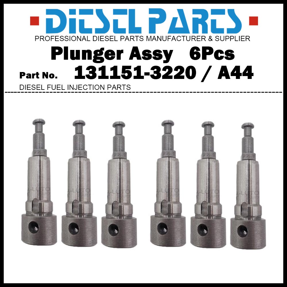 6Pcs Injection Pump Element Plunger A44 Plunger and Barrel Assembly ...