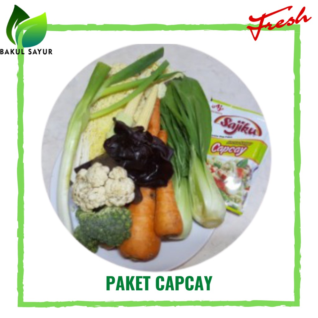 Capcay Vegetable Package Ready To Cook Complete With Seasonings ...