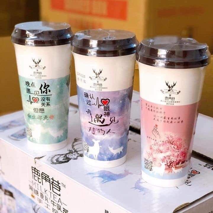 Homemade The Alley cup milk tea - 3 colors (Peach Oolong Pink, Matcha ...