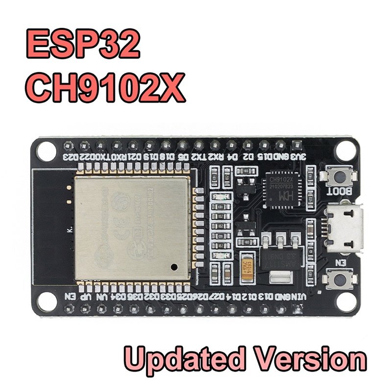 ESP32 Development Board WiFi+Bluetooth Ultra-Low Power Consumption Dual ...