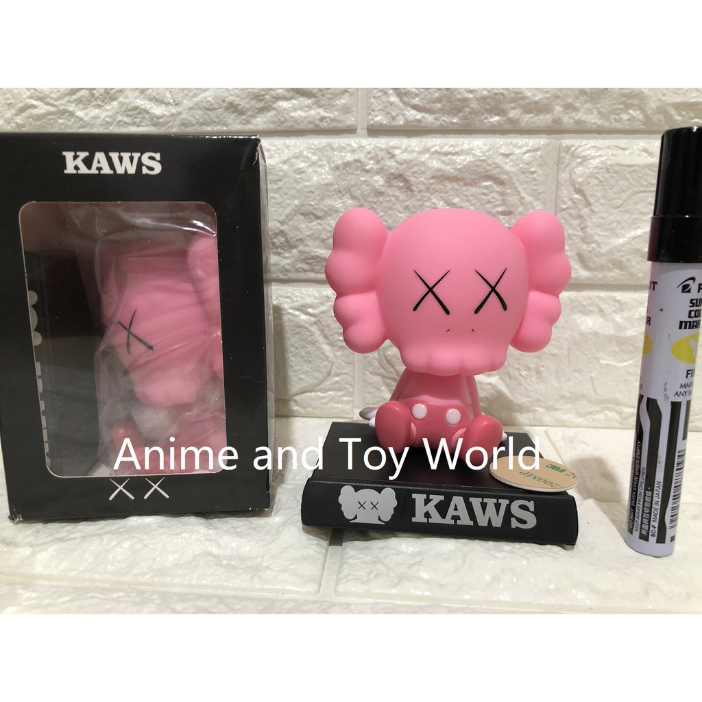 Kaws Black,Gray,Pink,BTS Jung Kook V Arale Action Figure Bobblehead ...
