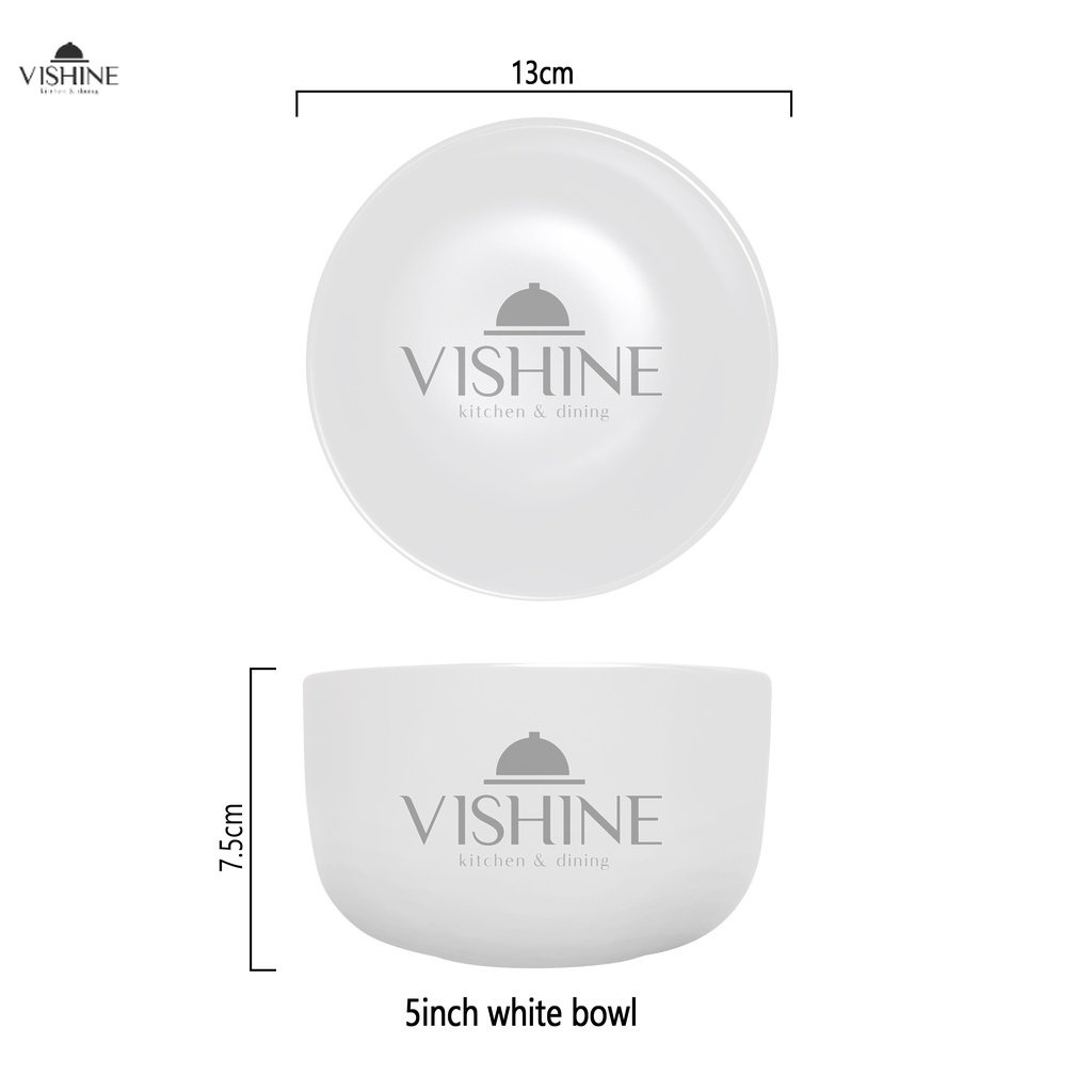 VISHINE Ceramic Dinner Plate Japanese Stoneware Sesame Glaze Tableware ...