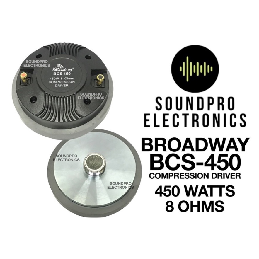 Broadway BCS-450 Compression Driver 450 Watts 8 Ohms | Shopee Philippines Broadway BCS-450 Compression Driver 450 Watts 8 Ohms | Shopee Philippines