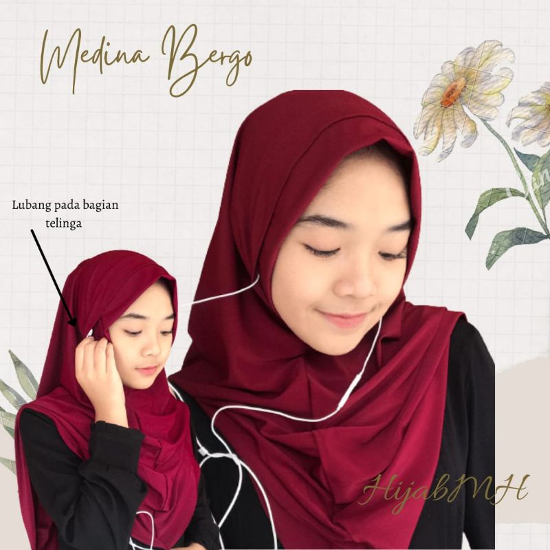 Instant hijab / MEDINA / wearing a non-complicated mask / hijab / mask ...
