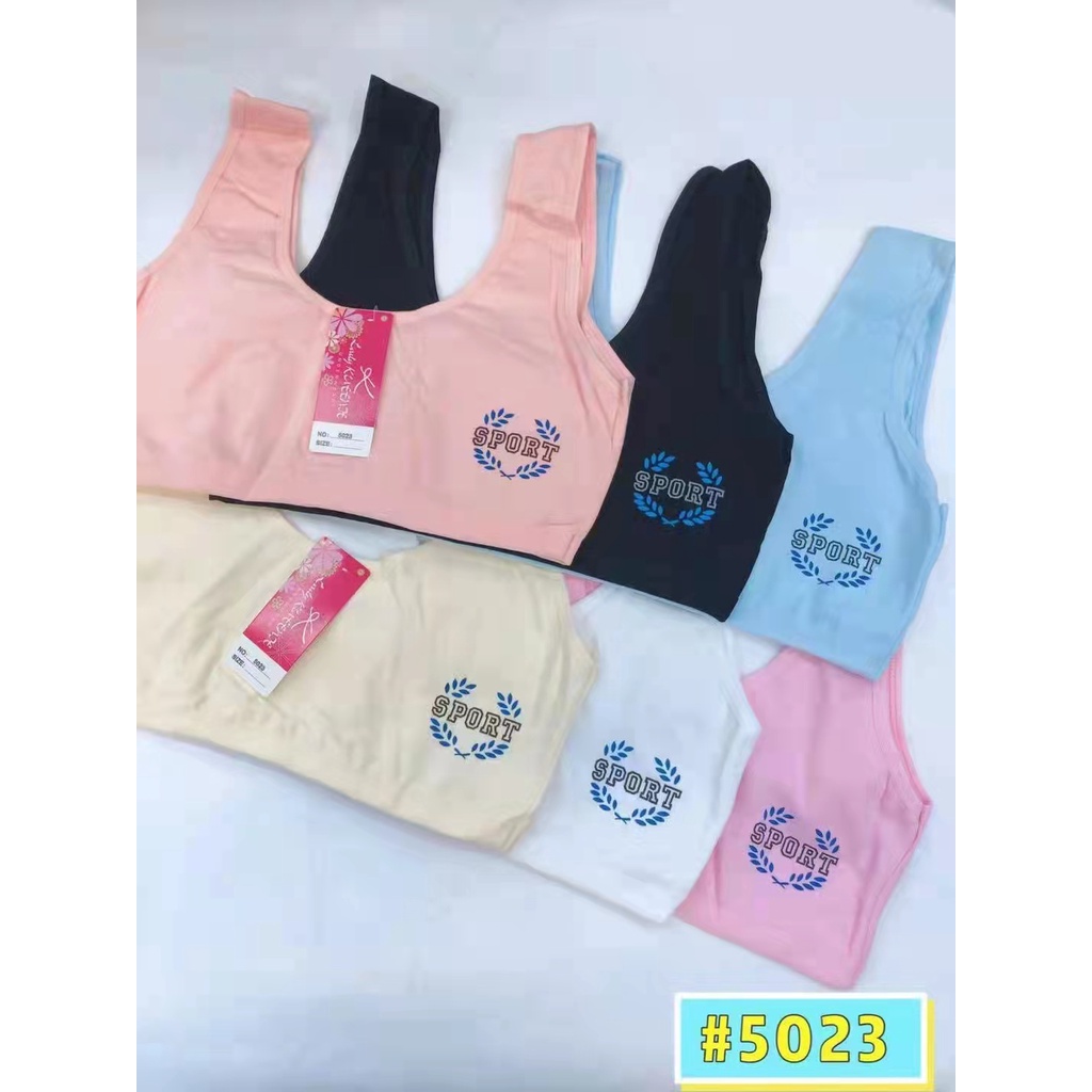 YNC 8-12 Y Girls Training Bra Teenage Sling Bra Cotton Bralette Soft ...