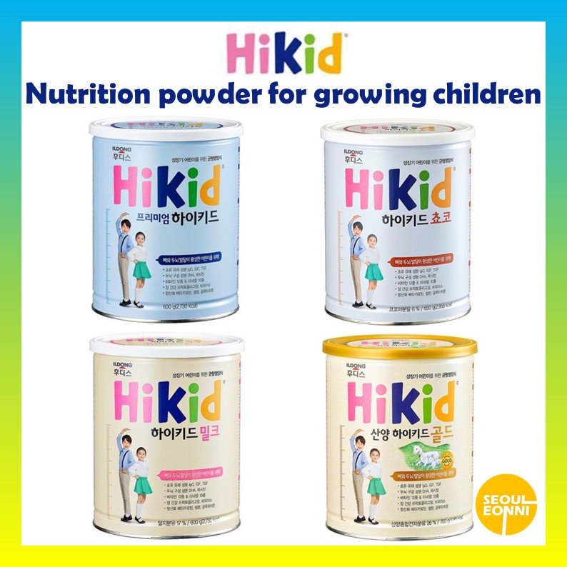 [Ildong Foodis] Hikid Milk, Choco, Premium, Goat Gold 4 flavors 600g ...