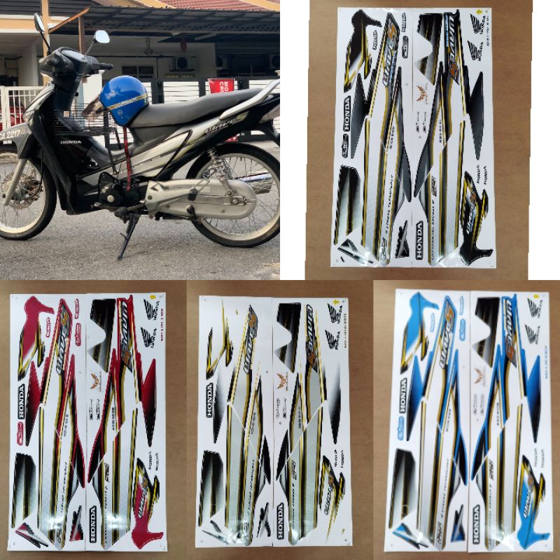 HONDA WAVE 125S (3) BODY STICKER | Shopee Philippines