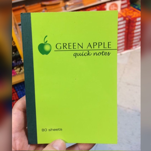 Green Apple Padded Quick Notebooks | Shopee Philippines