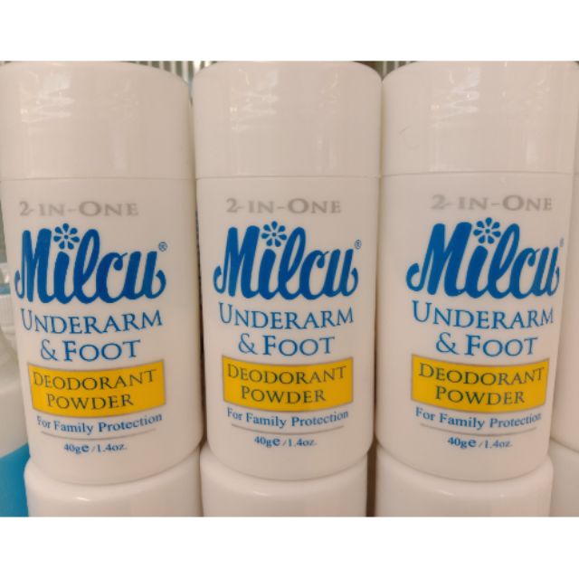 Milcu deodorant powder 40g | Shopee Philippines