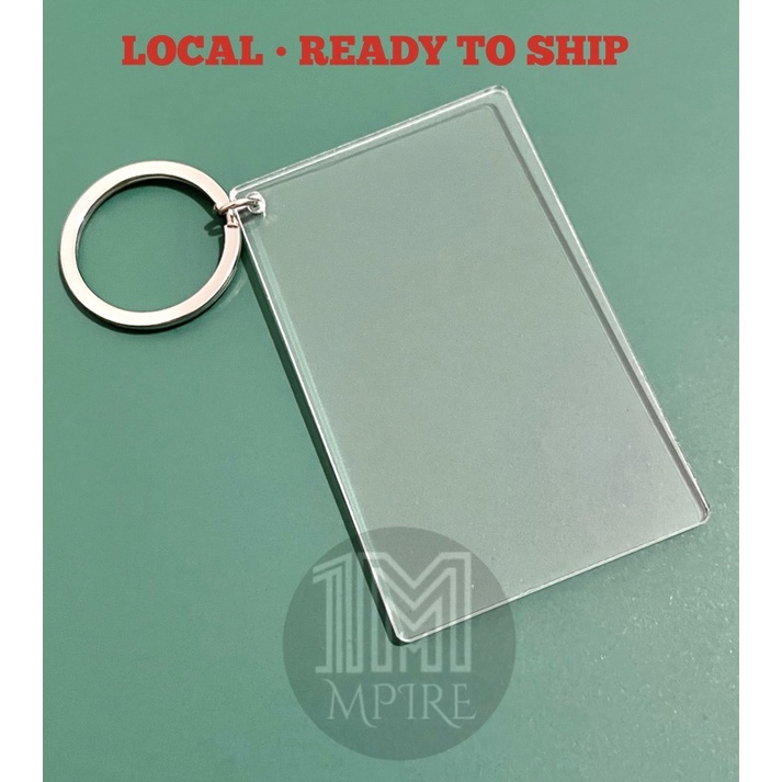 Clear Rectangle Acrylic Blanks with keychain 2x3” (2mm) / Spotify ...