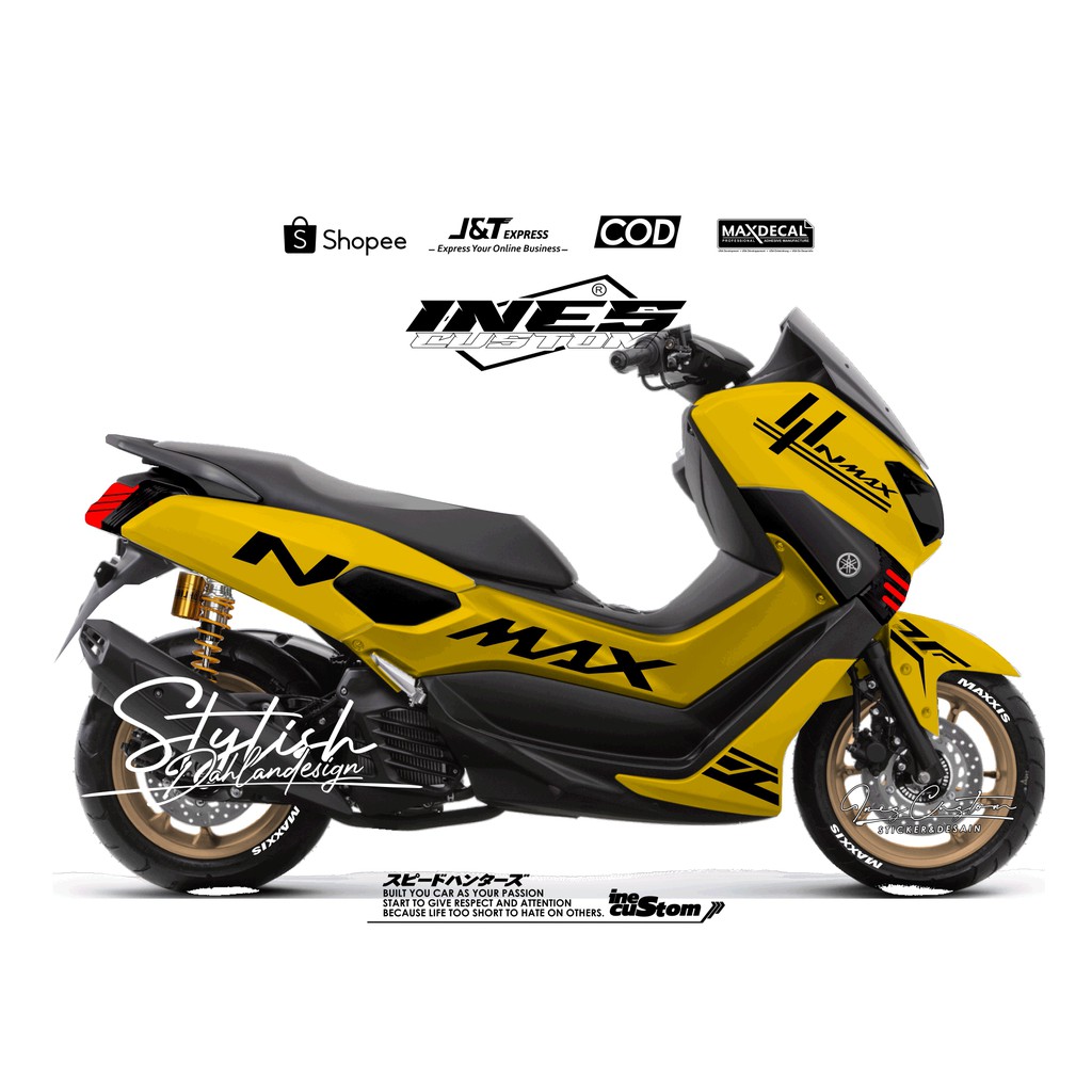 Cutting nmax SIMPLE nmax A4 cutting sticker | Shopee Philippines