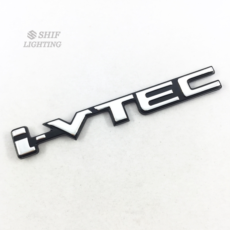 1 x ABS i-VTEC Letter Logo Car Auto Rear Trunk Lid Decorative Emblem ...