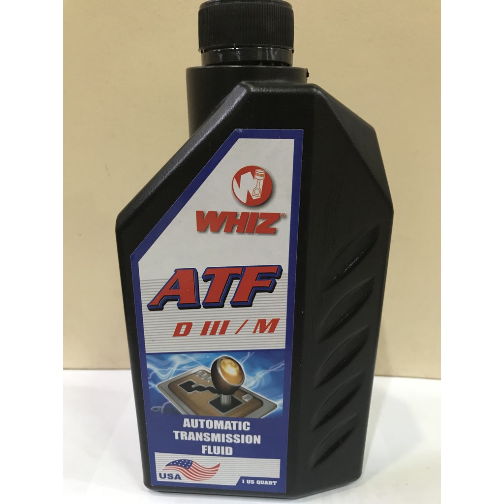 Whiz ATF Automatic Transmission Fluid D III/ M 1 quart 946mL | Shopee ...