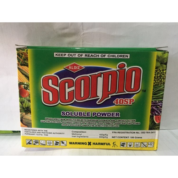 Scorpio 40SP Soluble Powder Insecticide 100gms, 250gms & 500gms ...