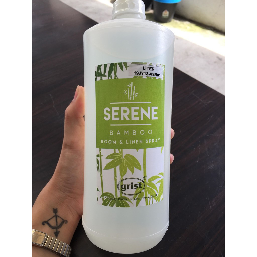 SERENE BAMBOO SCENT (Grist Room & Linen Spray) ORIGINAL 1Liter | Shopee ...