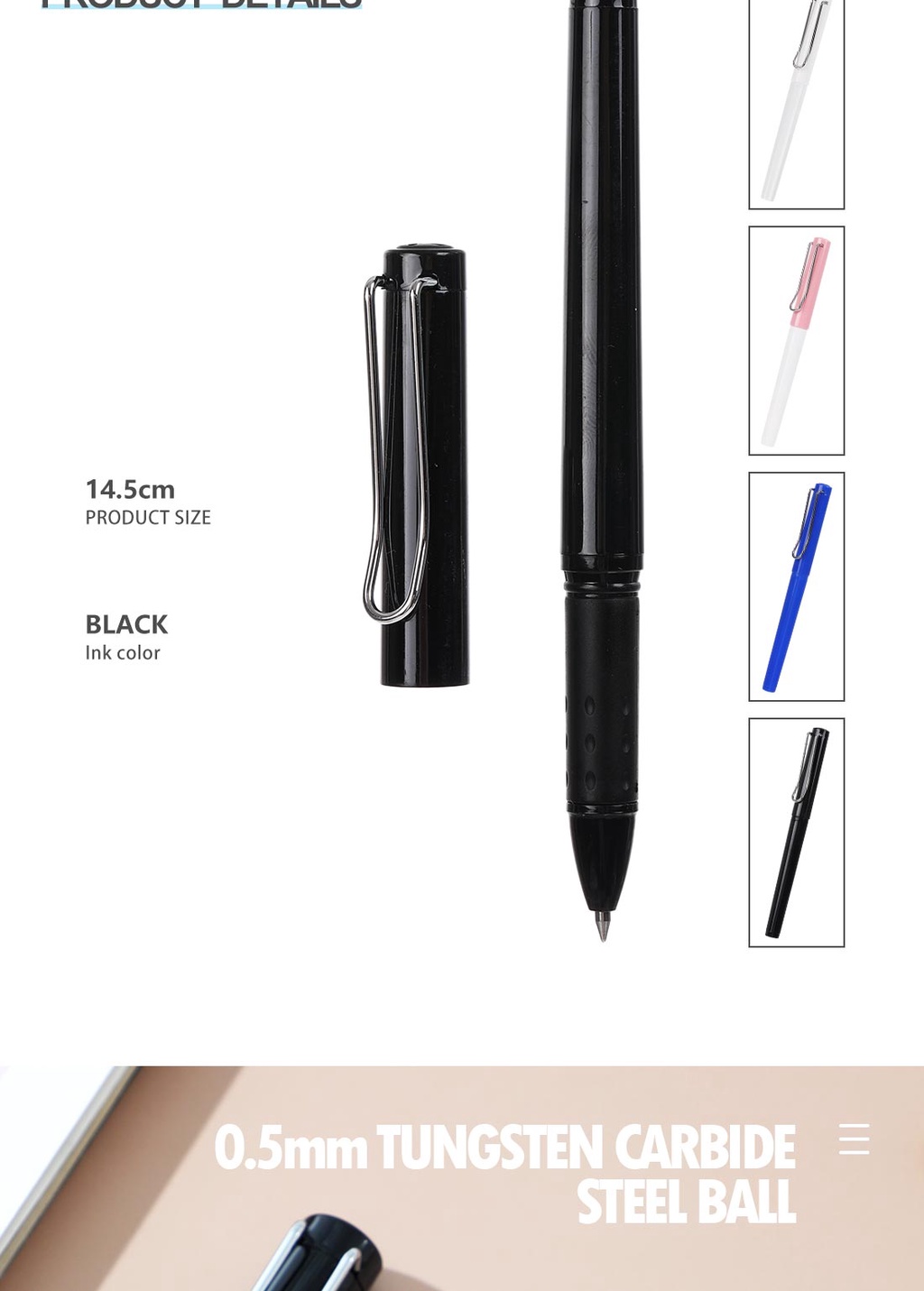 Miniso Gel Ink Pen 0.5Mm Black | Shopee Philippines